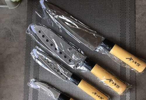 Набор кухонных ножей Япония новый 4 шт