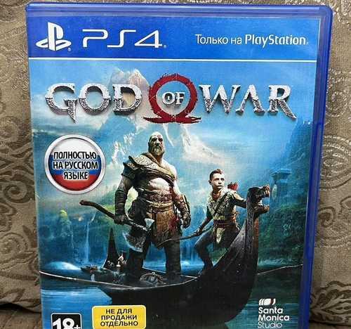 Игра для playstation ps4, god of war, русская озв