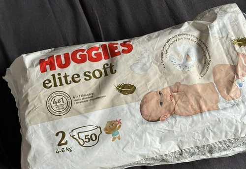 Подгузники huggies elite soft 2