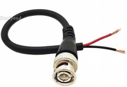 Разъем BNC c кабелем (m штекер) 2*0,2 длина 15 см