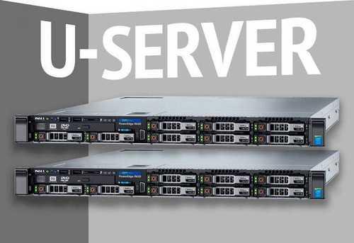 R630 8SFF 2x2667v4 512Gb H730 2x750W, Сервер Dell