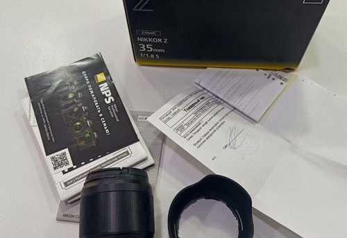 Объектив Nikon 35mm f/1.8S Nikkor Z