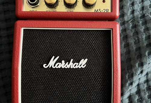 Комбоусилитель мини Marshall ms-2r