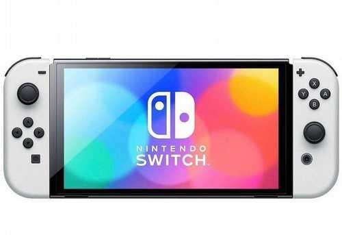 Игровая приставка Nintendo Switch oled 64 Гб, белы