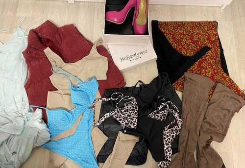 Женские вещи и обувь пакетом