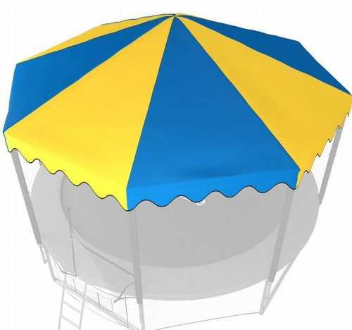 Крыша для батута unix Line 14 ft Blue/Yellow