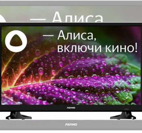 Телевизор LED Asano 24LF8010T, SMART TV, черный