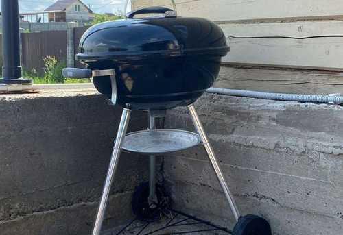 Угольный гриль weber ketle compact 47