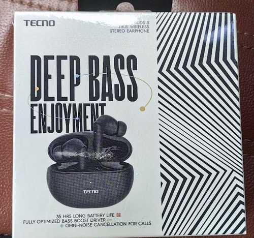 Наушники Tecno buds 3, новые