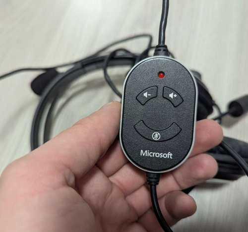 Наушники с микрофоном microsoft