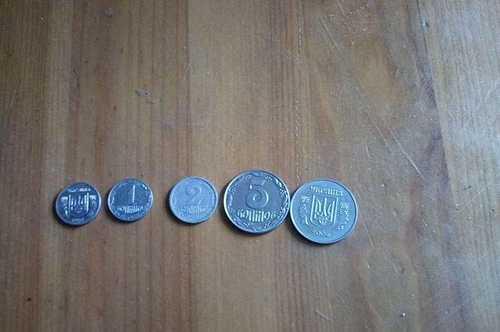 1,2,5 копеек Украина