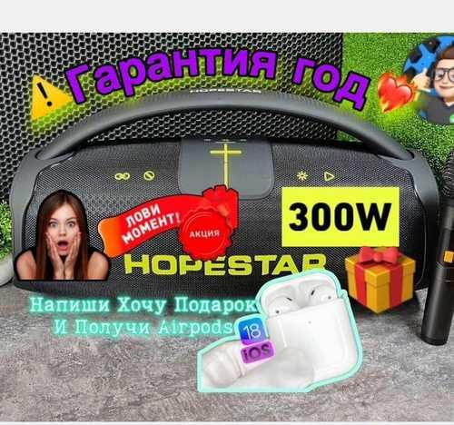 Мощнейшая колонка Hopestar 300W