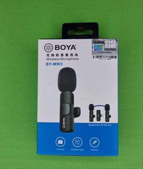 Микрофон беспроводной петличный Boya для Android