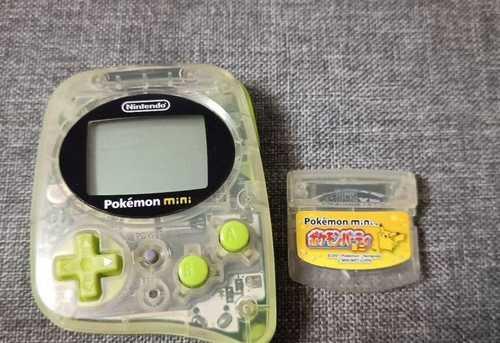 Nintendo Pokémon mini MIN-001, редкая, с игрой