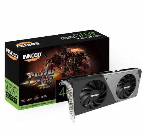 Видеокарта inno3D RTX4070 super twin X2