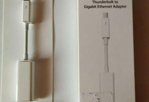 Новый адаптер Apple Thunderbolt Gigabit Ethernet