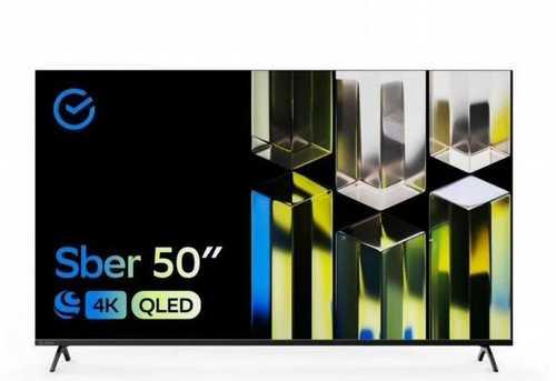 Sber TV 50'' qled UHD 4К (новый) Сбер тв