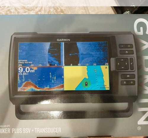 Эхолот garmin striker plus 9sv датчик gt52hw tm