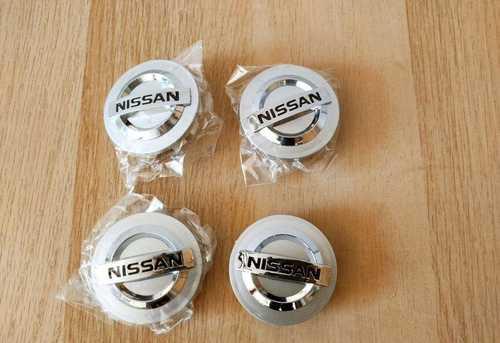 Заглушки на литые диски Nissan колпачки