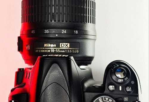 Фотоаппарат Nikon d3100 kit 14к пробег + сумка