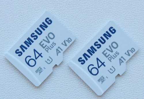 Карты памяти Samsung EVO Plus microsdxc 64 гб