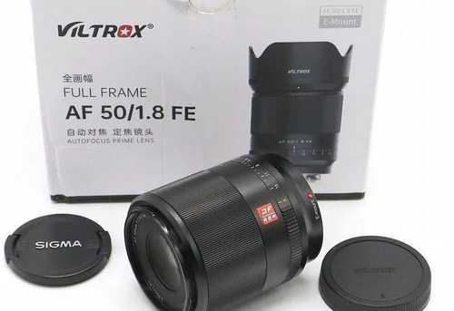 Viltrox 50mm F1.8 для Sony FE