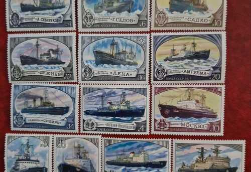 Почтовые марки СССР 1977-1978 Корабли