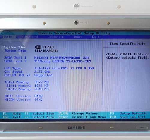 Ноутбук Samsung R530