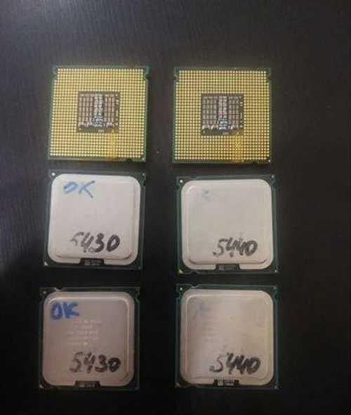 4-ядра Xeon E5430, E5440. С адаптером и пропилом