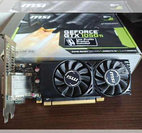 Видеокарта gtx 1050 ti 4gb msi