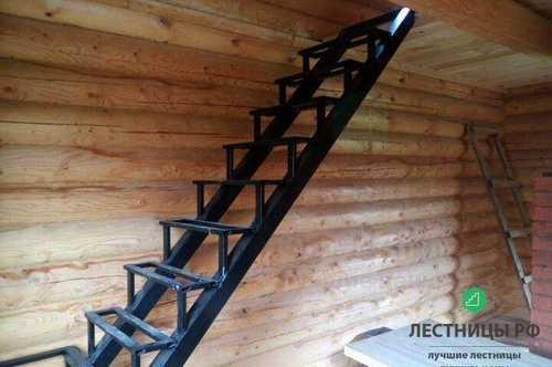 Изголовление лестниц на металлокаркасе