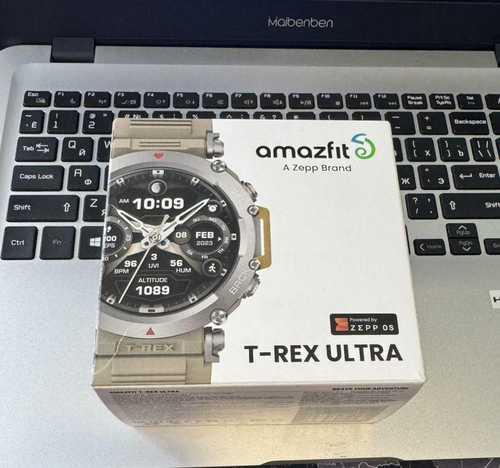 Умные часы Amazfit A2142 T-Rex Ultra Sahara