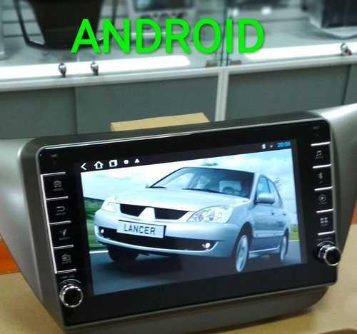 Mitsubishi Lancer 9 магнитола Android с крутилками