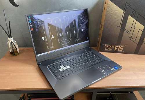 15.6" ASUS TUF Dash F15 FX516PR, 512 ГБ, Core i7-11370H, RAM 32 ГБ, GeForce RTX 3070 8 ГБ