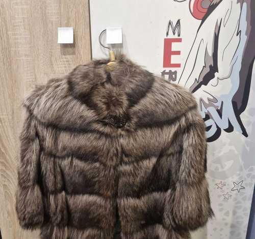 Шуба из бобрика xs-s