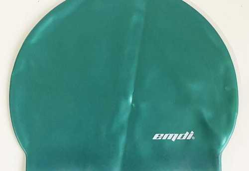 Шапочка для купания силиконовая зеленая