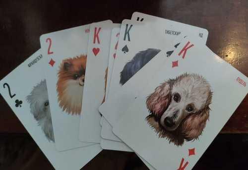 Игральные карты с собаками
