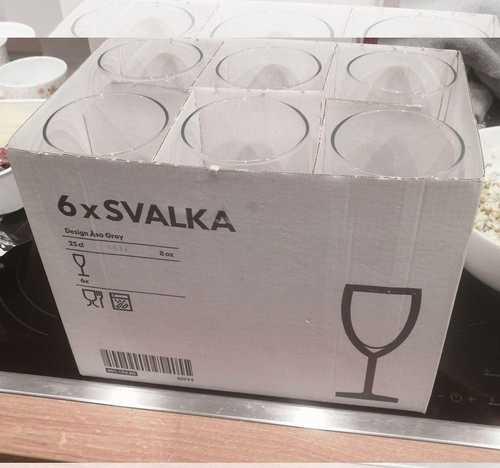 Бокалы IKEA svalka