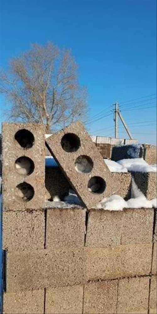 Керамзитобетонный блок керамзитный бетонный AKO#1