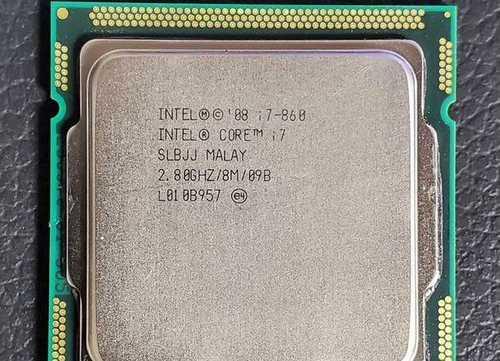 Процессор Core-i7 860 intel сокет 1156 Lynnfield