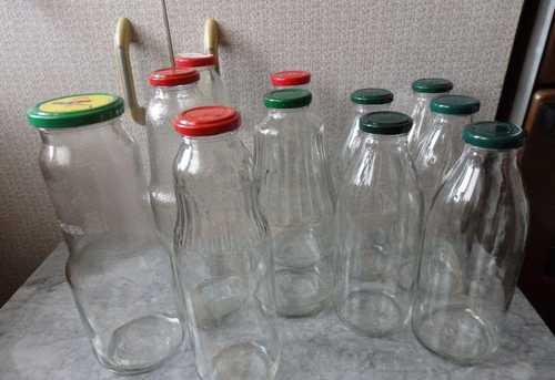 Бутылки (стекло ) из-под соков. Цена за 12 шт.: