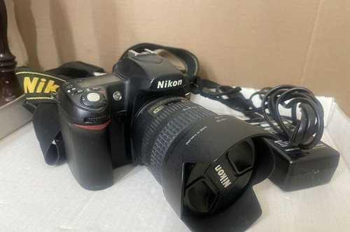 Зеркальный фотоаппарат nikon d80 с 2 объективами