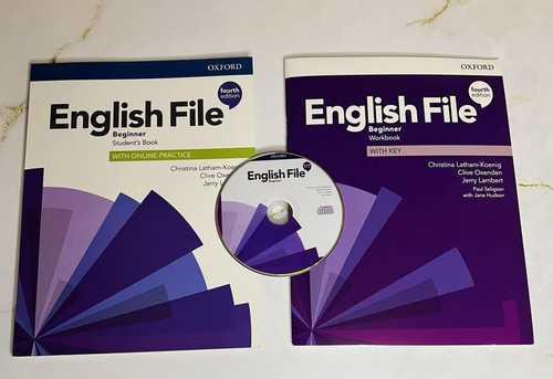 English file beginner 4th edition новый комплект