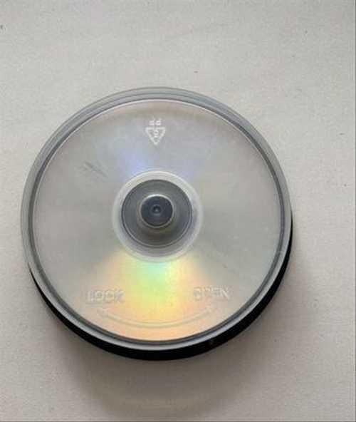 DVD диски чтстые 10 шт в боксе