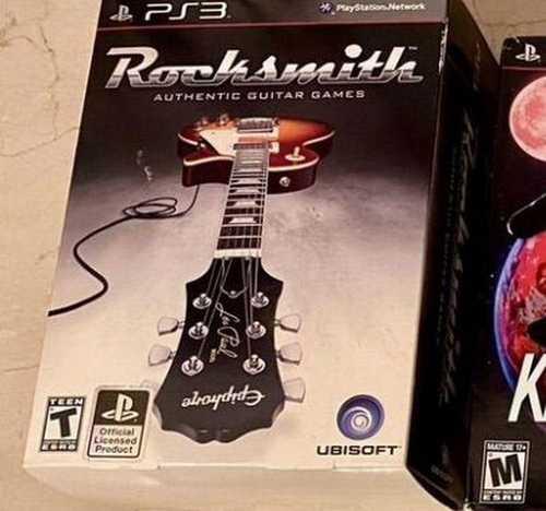 Rocksmith с кабелем для playstation 3