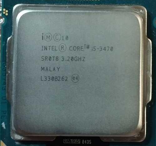 Процессор intel Core i5 3470 сокет LGA 1155