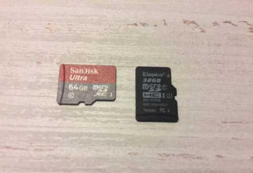 Карты памяти Micro SD и адаптеры