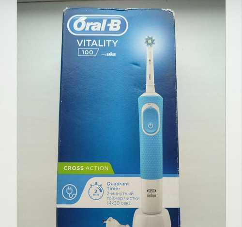 Электрическая зубная щетка oral b vitality