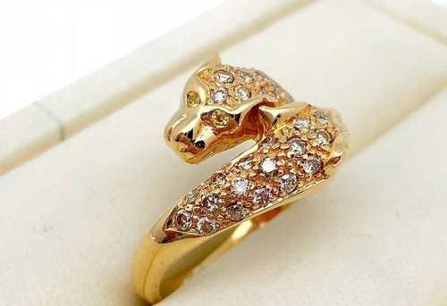 Золотое кольцо с бриллиантами 585пр. размер: 17,3
