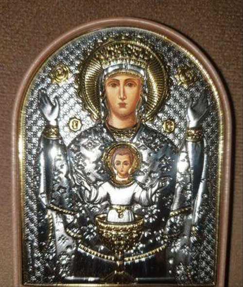 Икона греция серебро